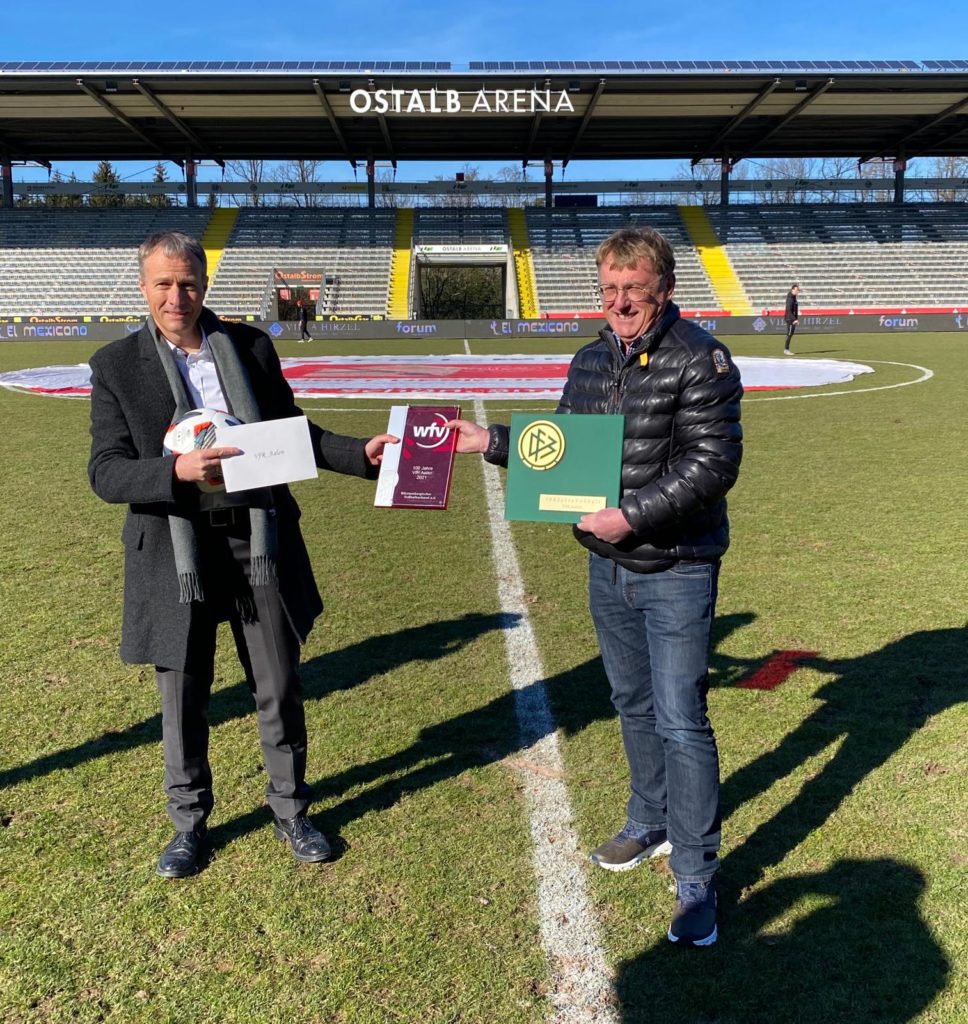 100 jähriges Jubiläum des VfR Aalen | Württembergischer Fußballverband e.V.